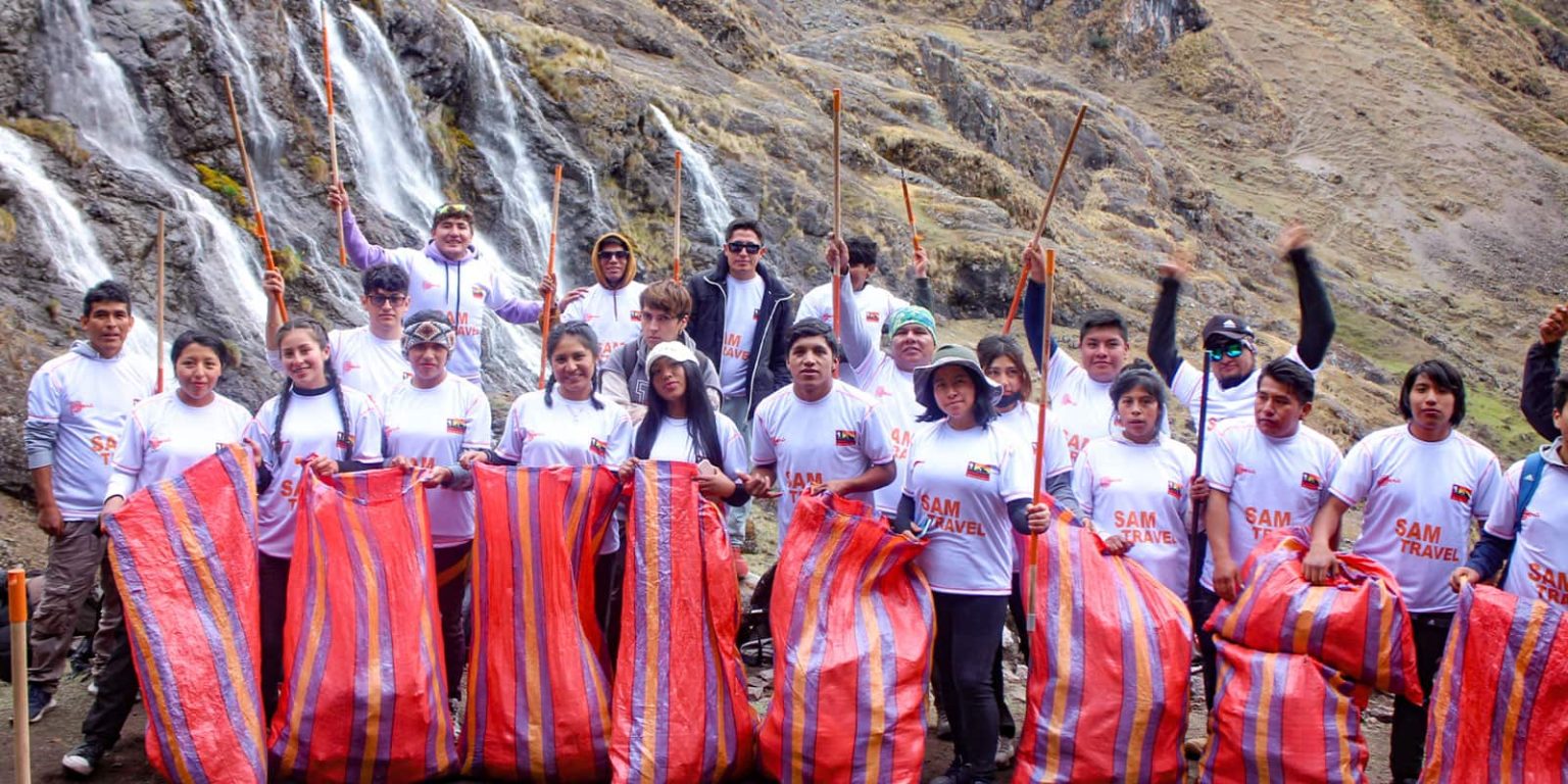 Lares trek cleaning campaign, Sustainable Company in Cusco